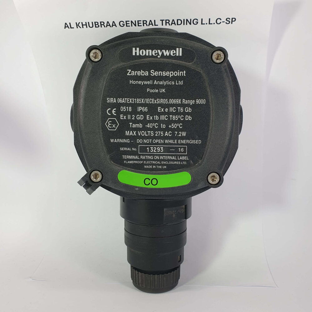 Honeywell Zareba Sensepoint SIRA 06ATEX3185X/IECExSIR05.0069X Range ...